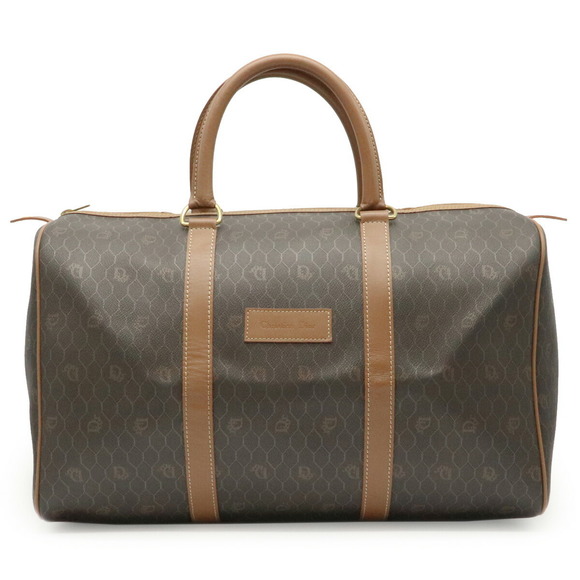 Dior | Bags | Christian Dior Logo Bag Leather Brown | Poshmark